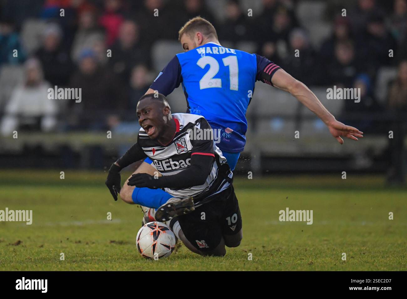 Blackwell Meadows, Darlington on Saturday 8th February 2025. Marine FC ...