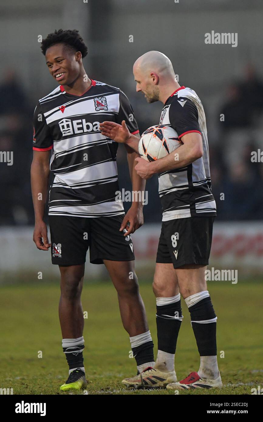 Blackwell Meadows, Darlington on Saturday 8th February 2025. Darlington ...