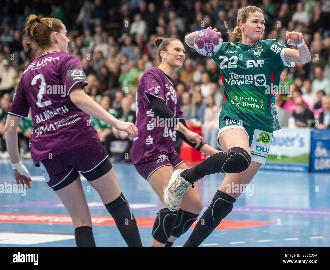 Goeppingen, Deutschland. 08th Feb, 2025. Sina Ehmann (Frisch Auf Frauen ...