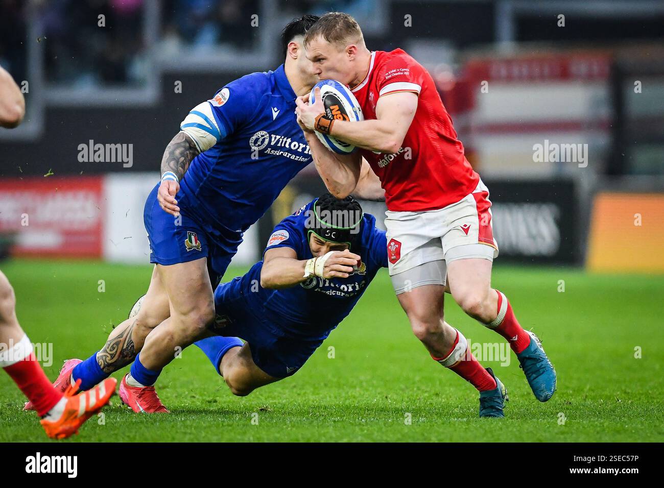 Blair MURRAY of Wales during the 2025 Six Nations Championship, rugby ...