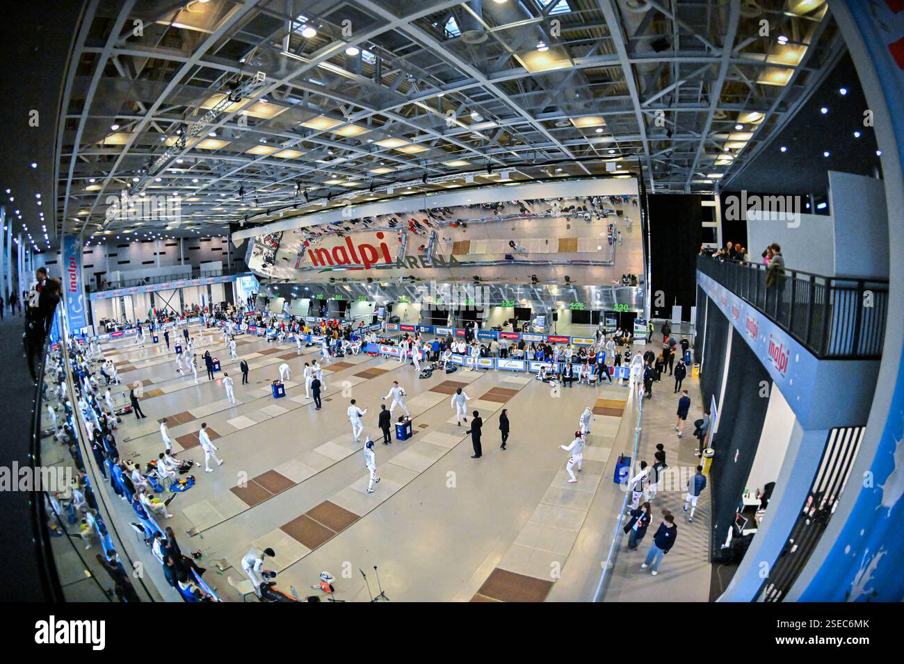 Turin, Italy. 08th Feb, 2025. Italy, Turin 8 February 2025 Inalpi Arena ...