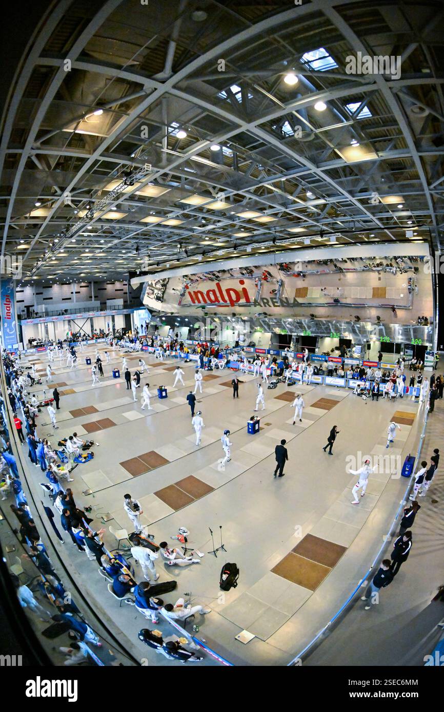 Turin, Italy. 08th Feb, 2025. Italy, Turin 8 February 2025 Inalpi Arena ...