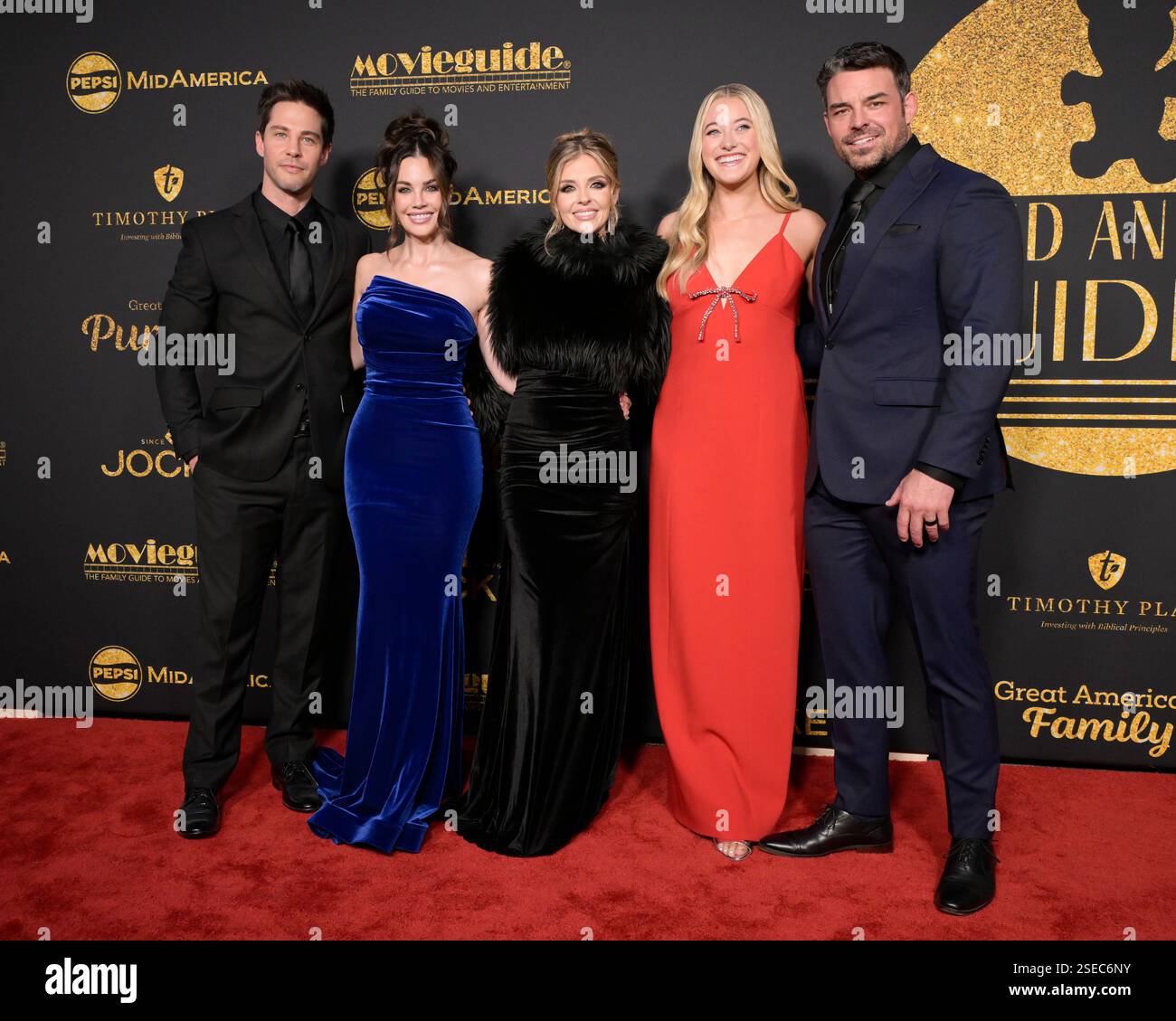 Hollywood, California, USA. 07th Feb, 2025. (L-R) Guest, Jillian Murray ...