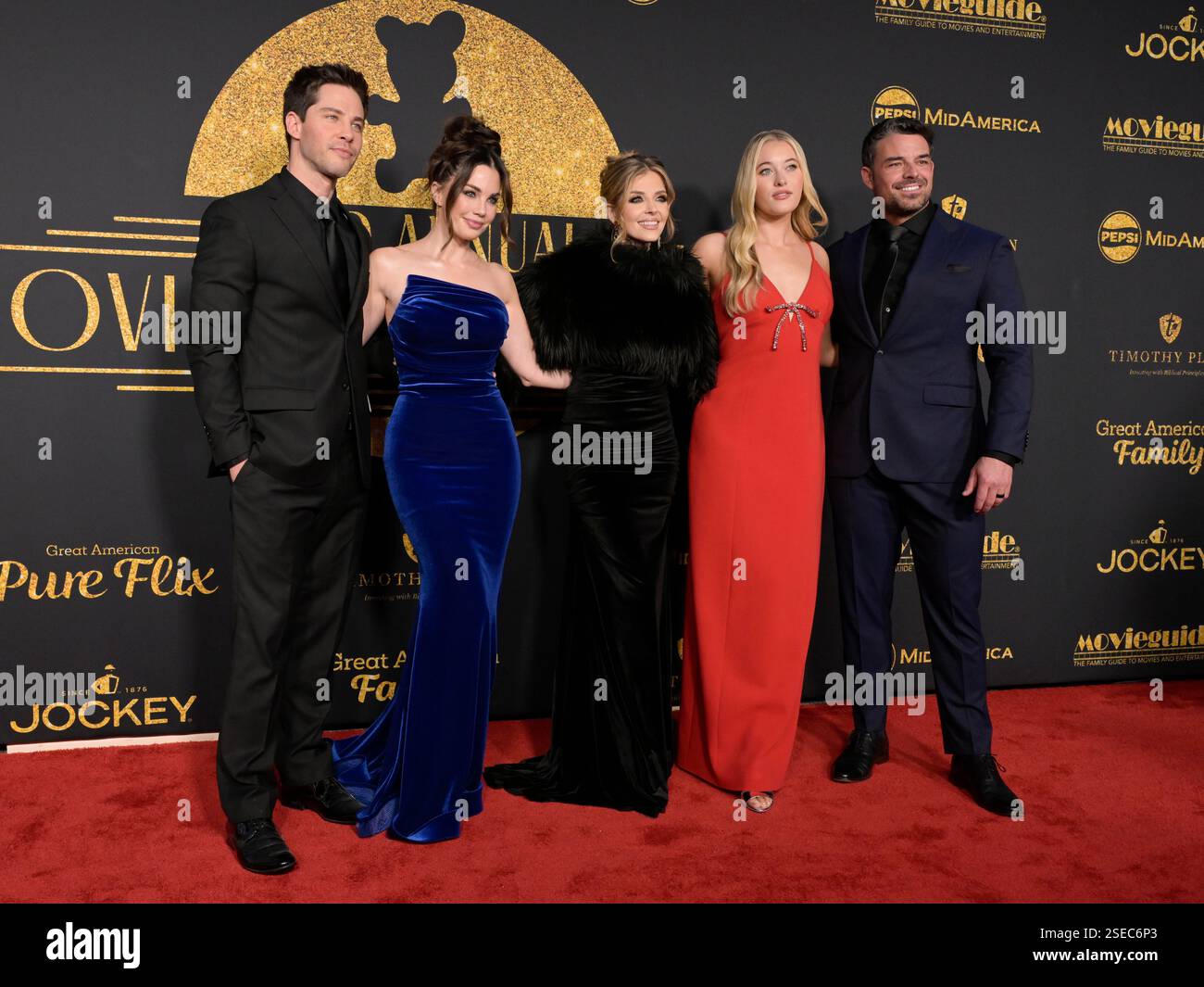 Hollywood, California, USA. 07th Feb, 2025. (L-R) Guest, Jillian Murray ...