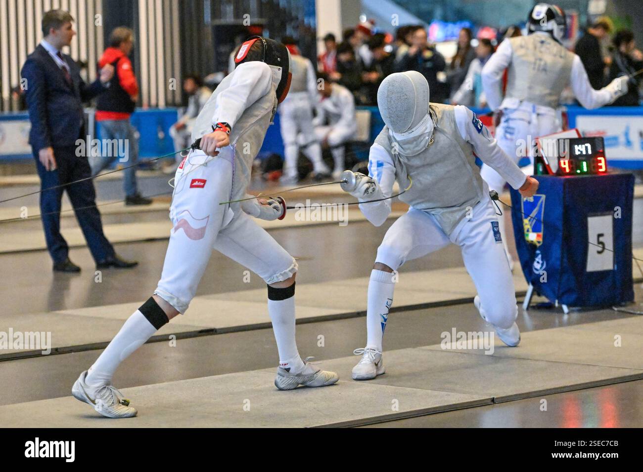 Turin, Italy. 08th Feb, 2025. Italy, Turin 8 February 2025 Inalpi Arena ...