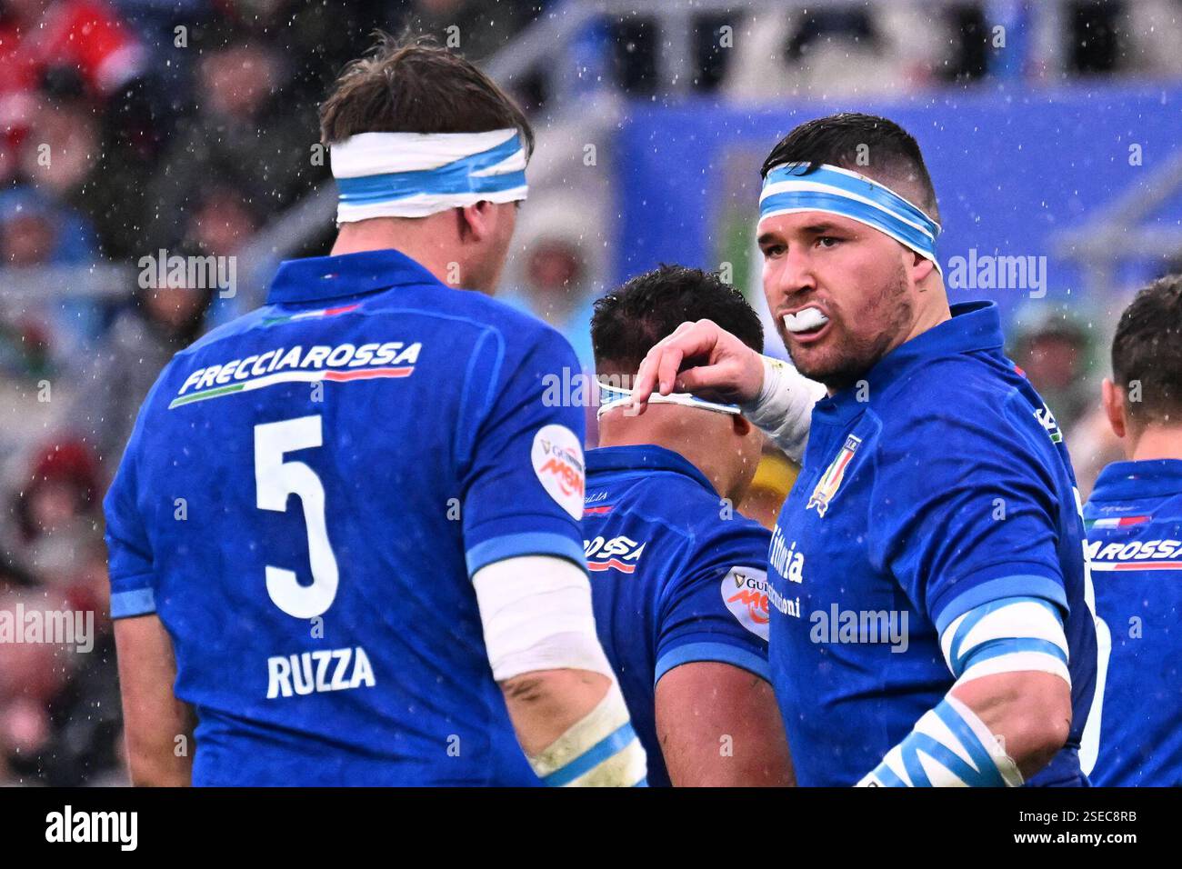 Rome, Italy. 08th Feb, 2025. Federico Ruzza and Sebastian Negri ...