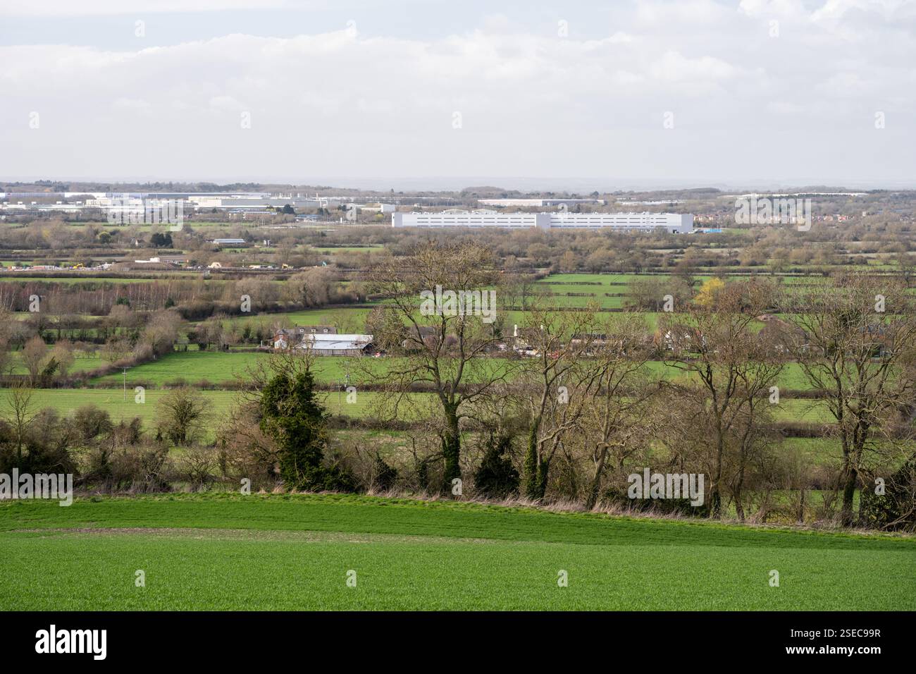New build and under-construction warehouses, retail parks and housing ...