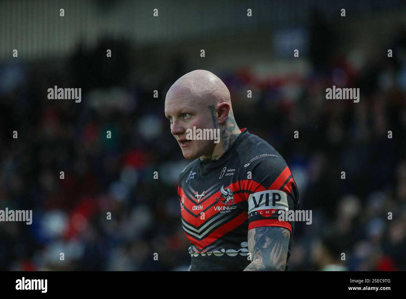 Goole, UK. 08th Feb, 2025. Tom Halliday of Goole Vikings *** during the ...