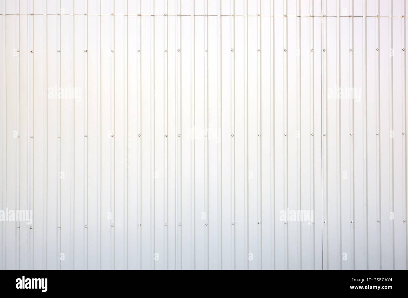 Corrugated steel warehouse or factory industrial building. Building ...