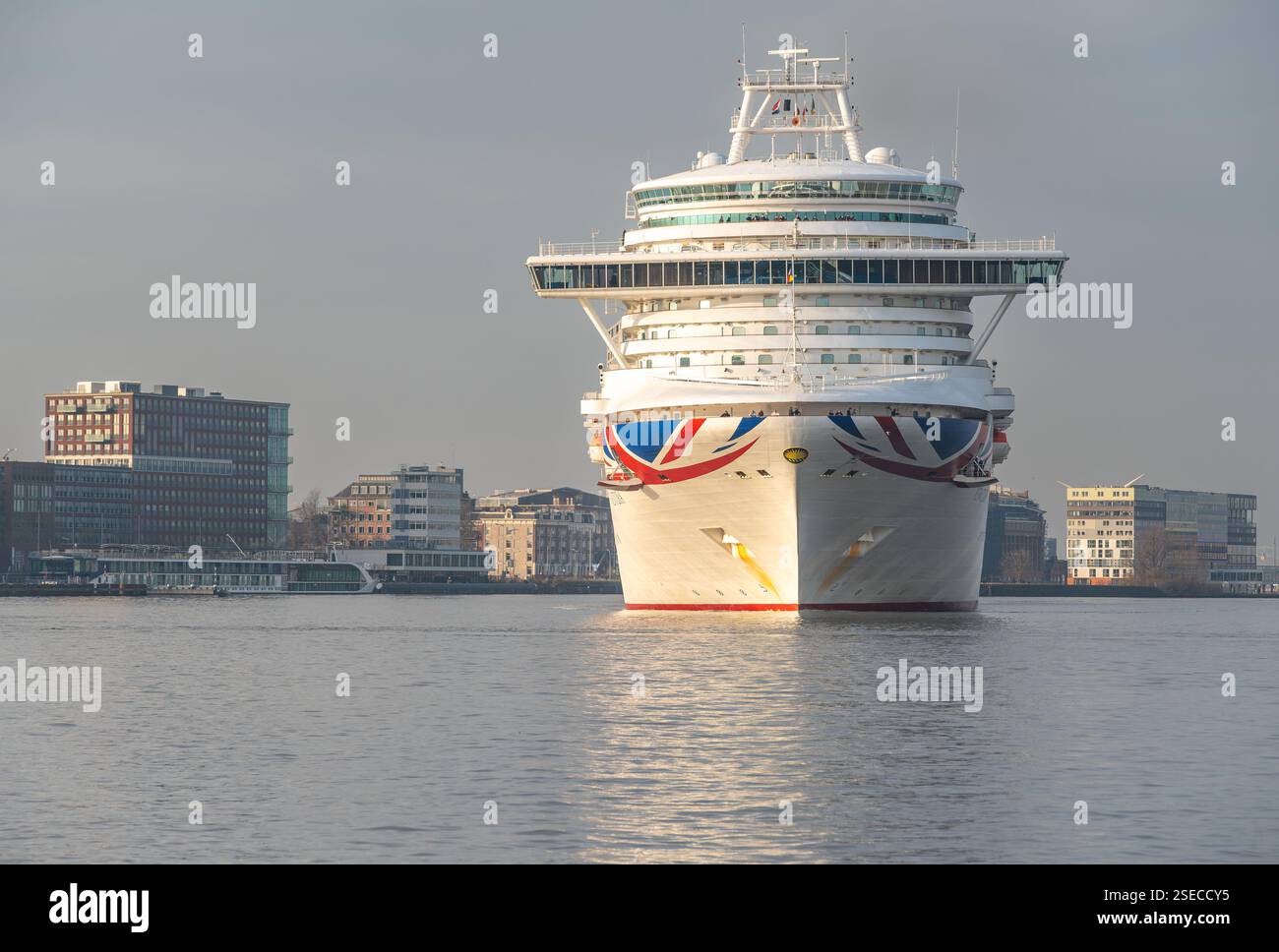 Amsterdam, The Netherlands, 08.02.2025, Grand class Cruise Ship MV ...