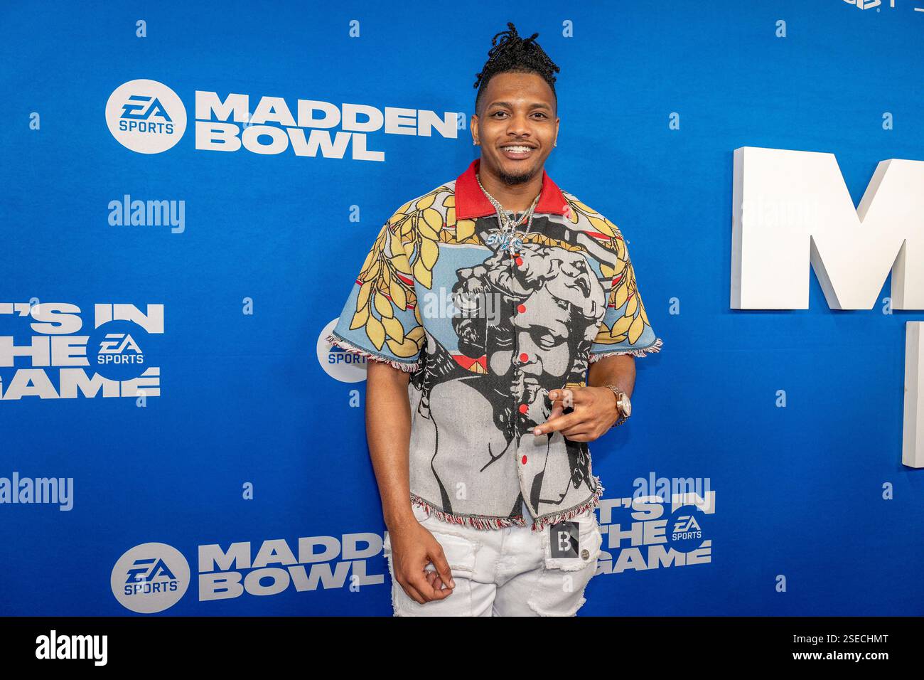 Kevin Howard attends the EA Sports Madden Bowl party on Friday, Feb. 7 ...
