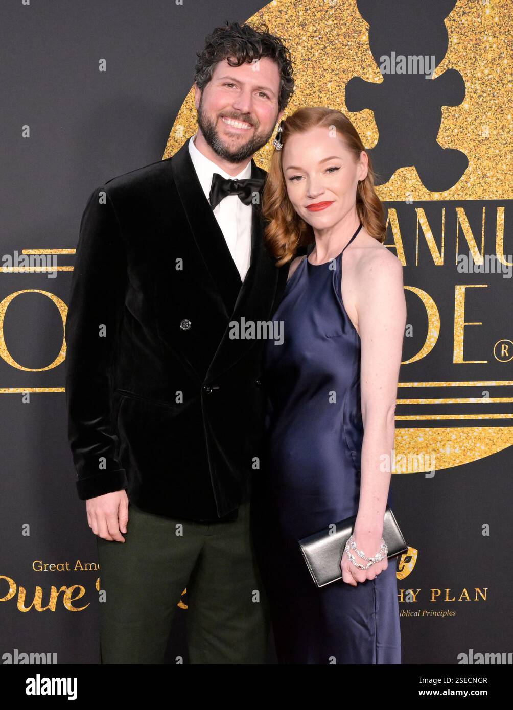 Hollywood, California, USA. 07th Feb, 2025. Jonathan Hay and Erica Hay ...