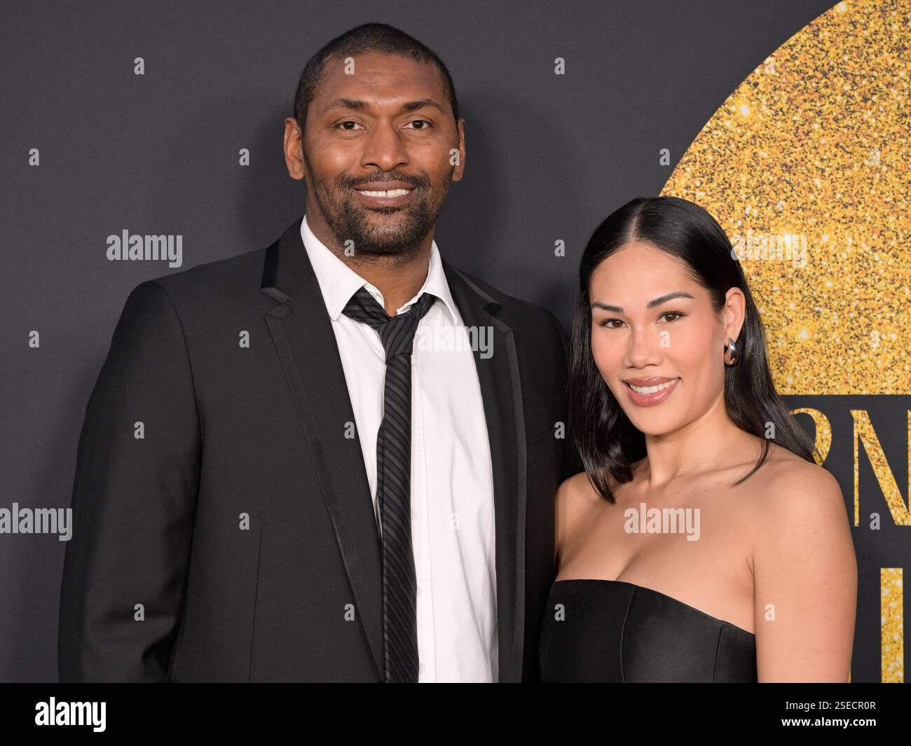 Hollywood, California, USA. 07th Feb, 2025. Metta Sandiford Artest and ...