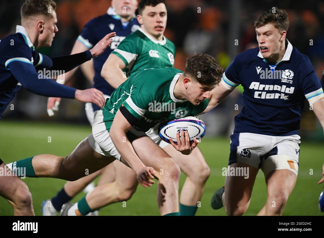 Hive Stadium, Edinburgh.Scotland, UK. 8th Feb, 2025. Scotland U20 vs ...