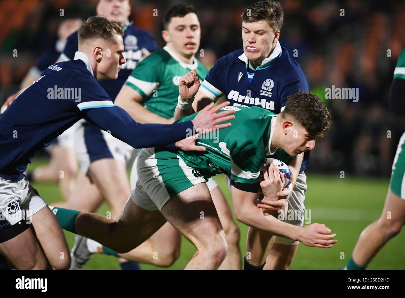 Hive Stadium ,Edinburgh..Scotland.UK.8th Feb 2025 Scotland U20 vs ...
