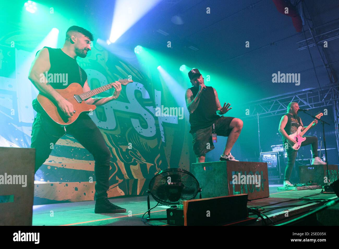 Munich, Germany, February 7th 2025: Engst on stage at Tonhalle, Munich ...