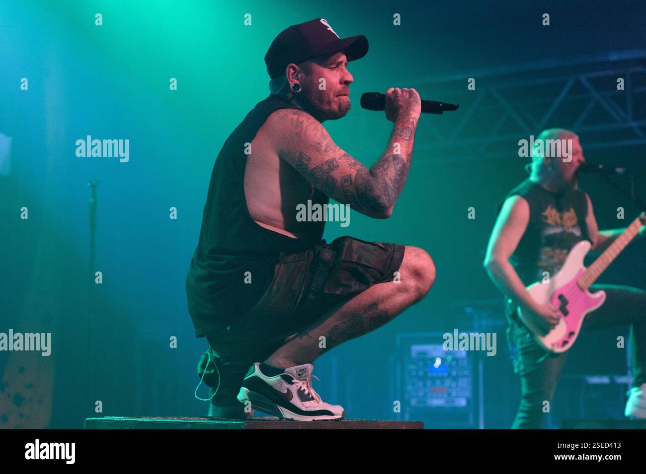 Munich, Germany, February 7th 2025: Matthias Engst (Vocals) of Engst at ...