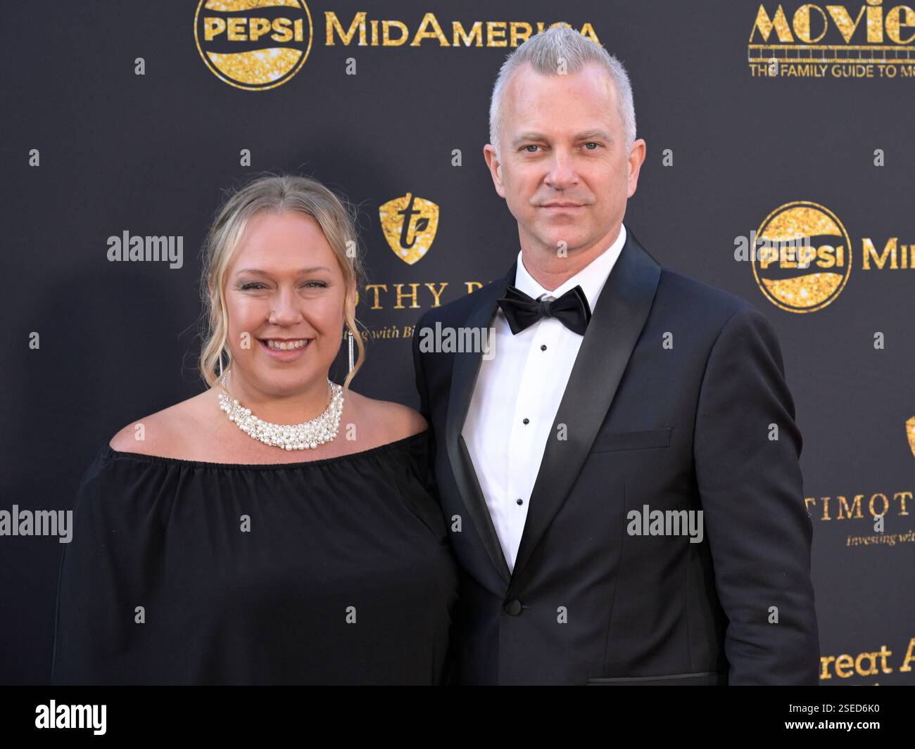 February 7, 2025, Hollywood, California, USA: Rebekah Weigel and Joshua ...