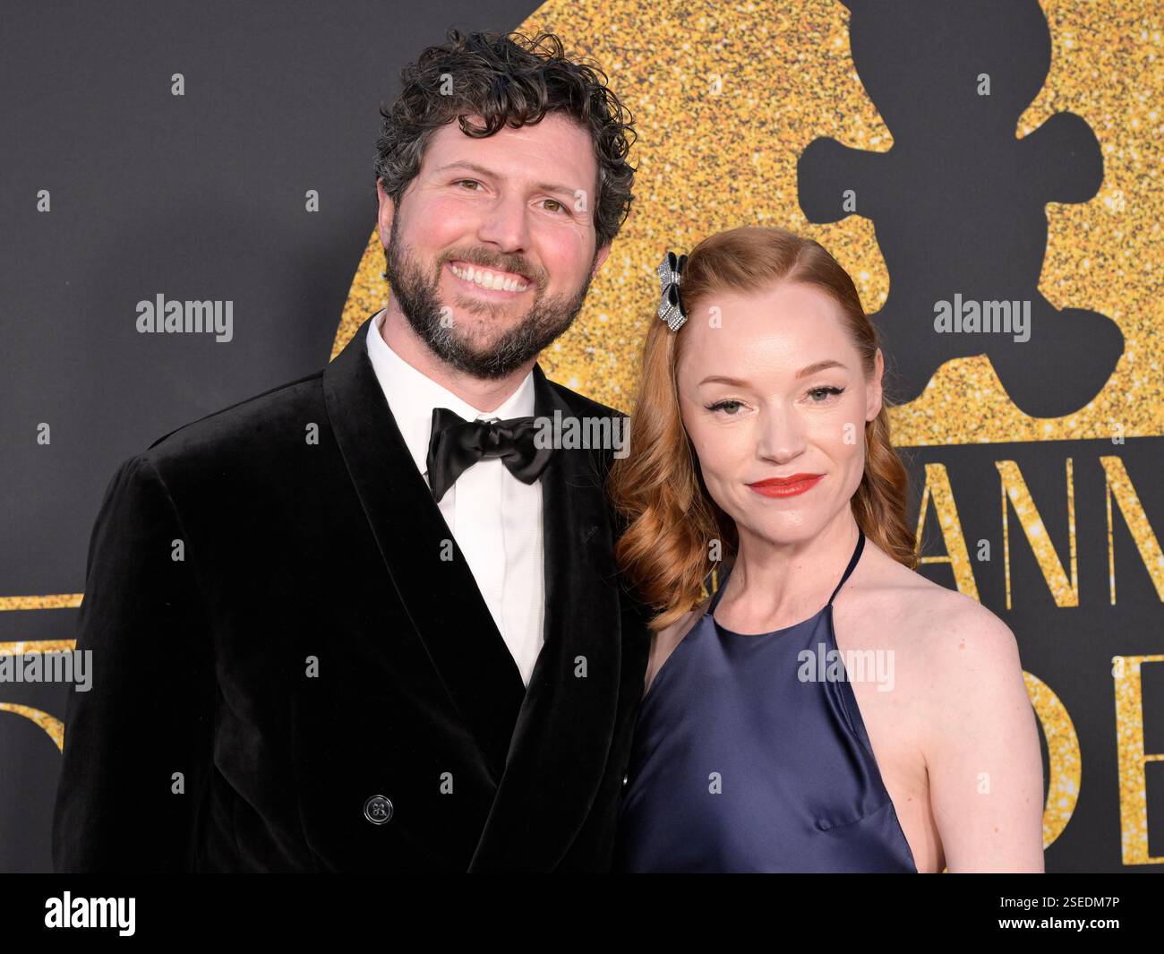 February 7, 2025, Hollywood, California, USA: Jonathan Hay and Erica ...