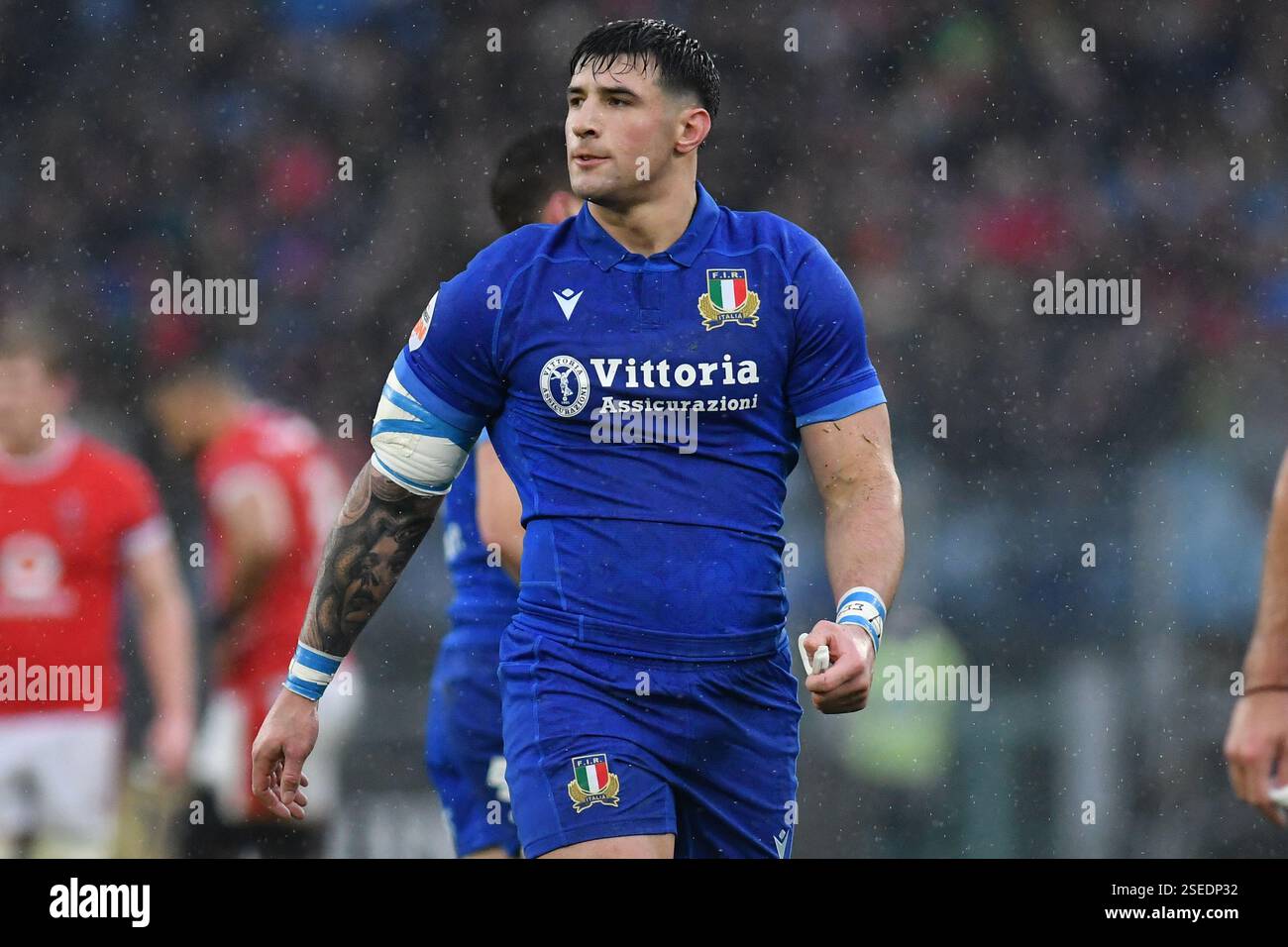 Rome, Lazio. 08th Feb, 2025. Tommaso Menoncello of Italy during 6 ...