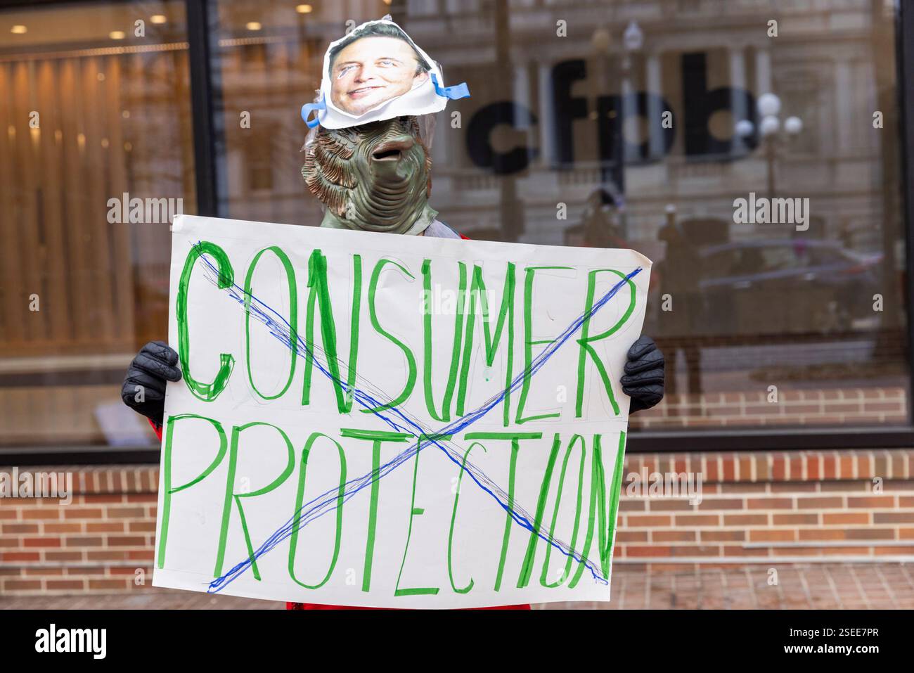 2025 cfpb protest hi-res stock photography and images - Alamy
