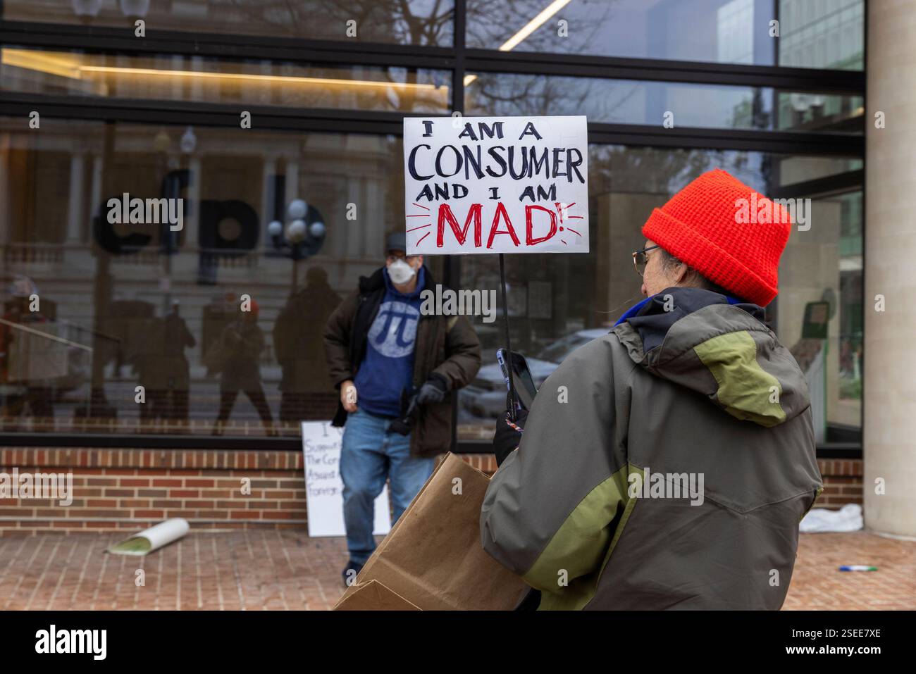 2025 cfpb protest hi-res stock photography and images - Alamy
