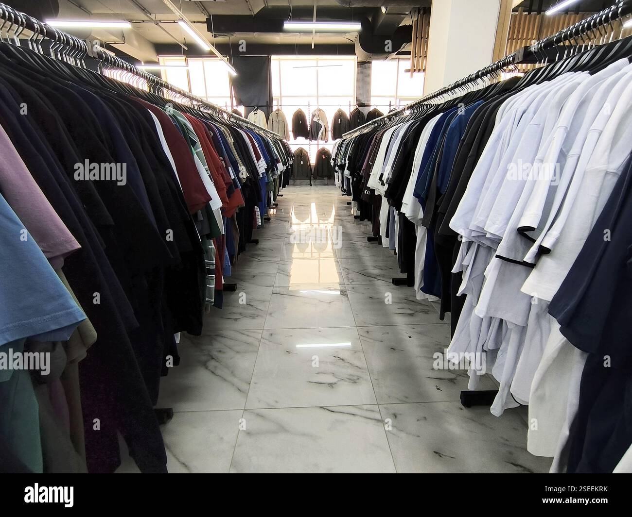 Layout organized clothing display commercial retail environment hi-res ...