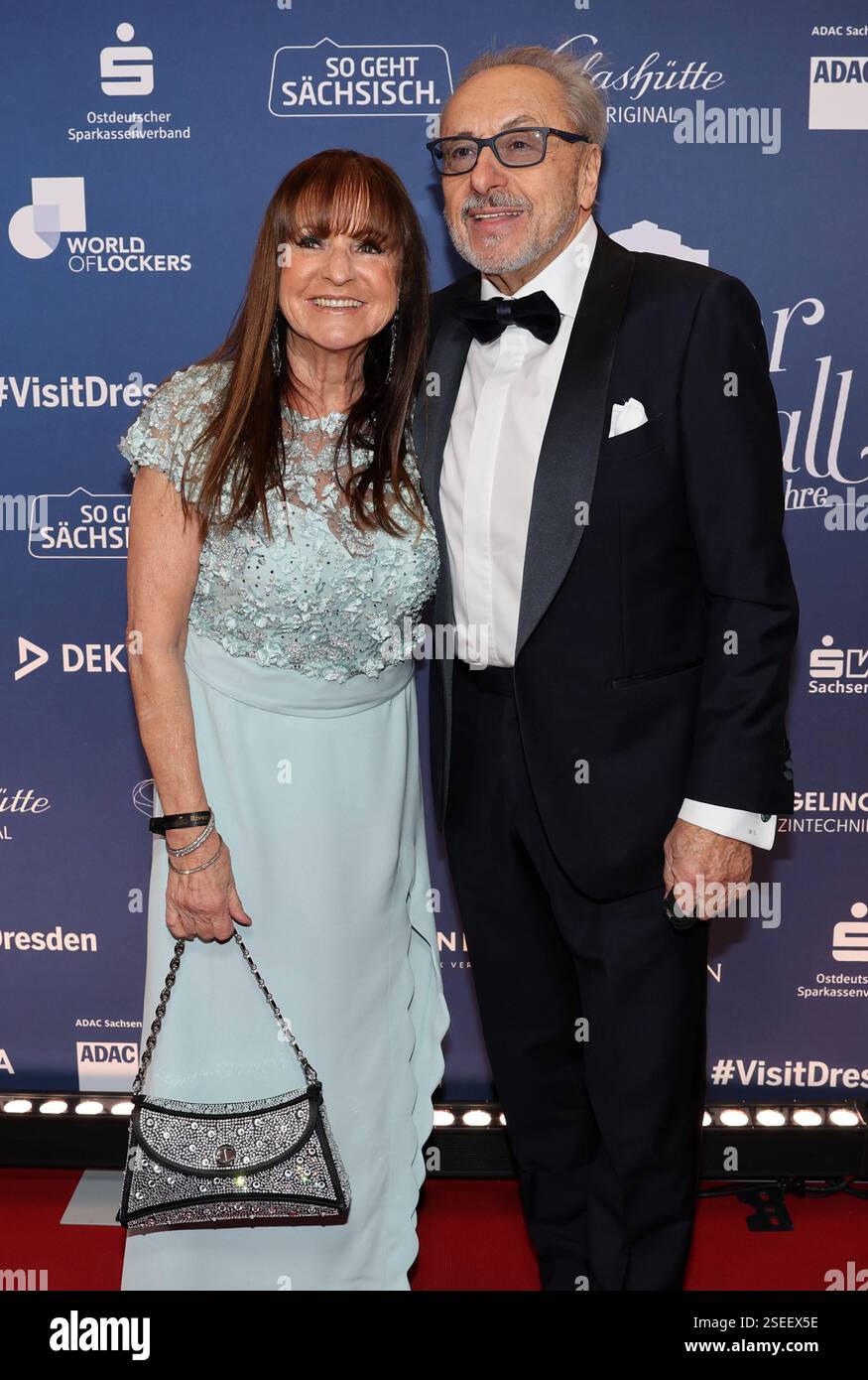 Wolfgang Stumph mit Ehefrau Christine Stumph beim 17. SemperOpernball ...