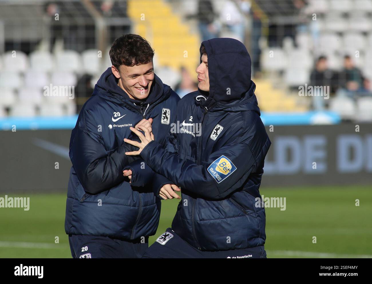 München, Deutschland, 08. Februar 2025 Fussball, Herren, 3.Liga, Saison ...