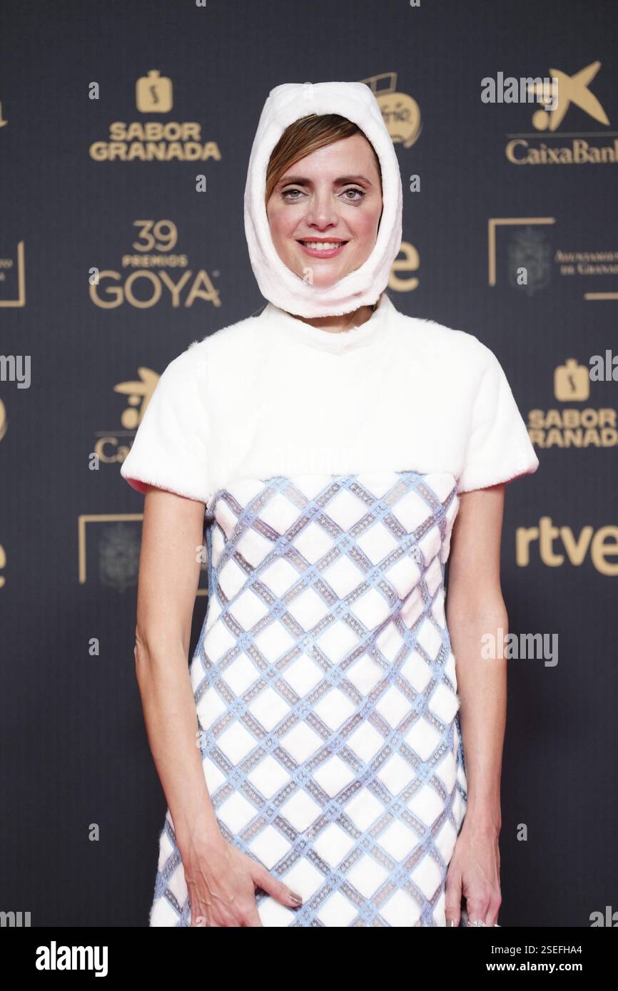 Granada, Spain. 08th Feb, 2025. 8/02/2025-Granada-Spain macarena gomez attends 39th Goya Awards ...