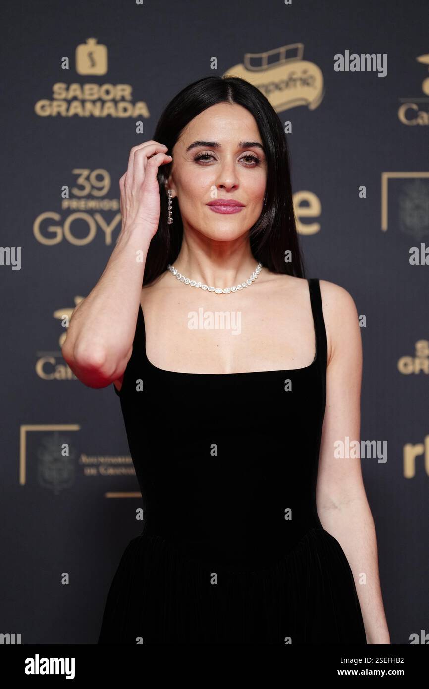 Granada, Spain. 08th Feb, 2025. 8/02/2025-Granada-Spain macarena garcia attends 39th Goya Awards ...