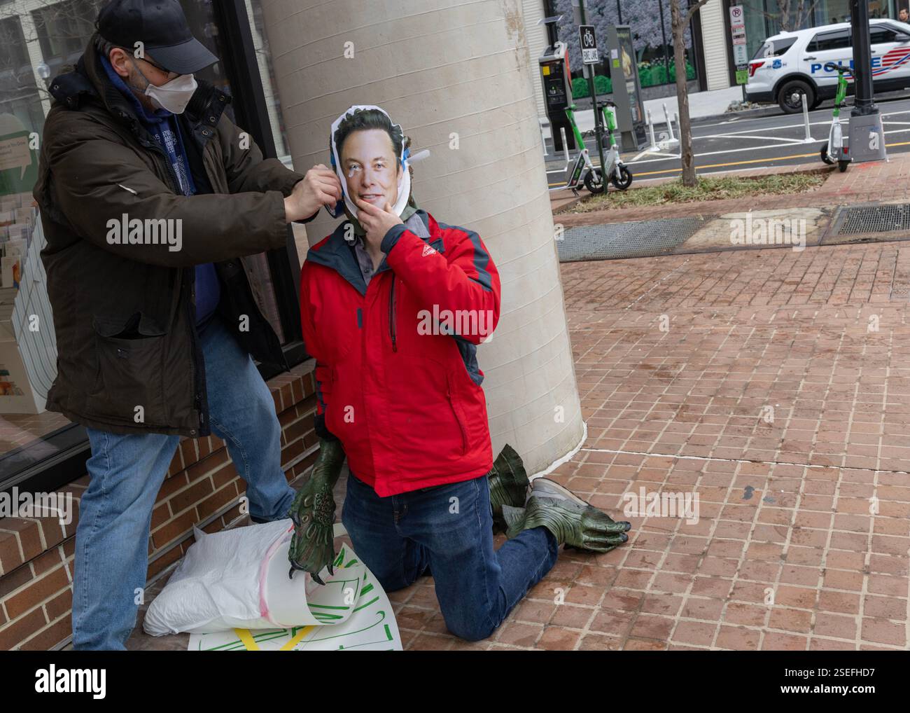 Washington, U.S.A. 07th Feb, 2025. Dozens of employees of the U.S ...