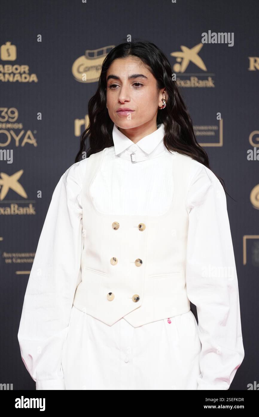 Granada, Spain. 08th Feb, 2025. 8/02/2025-Granada-Spain carolina ayuste attends 39th Goya Awards ...