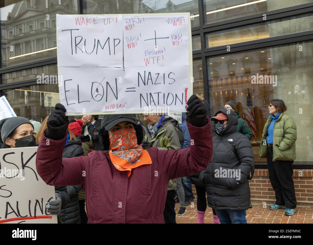 Washington, U.S.A. 08th Feb, 2025. Dozens of employees of the U.S ...