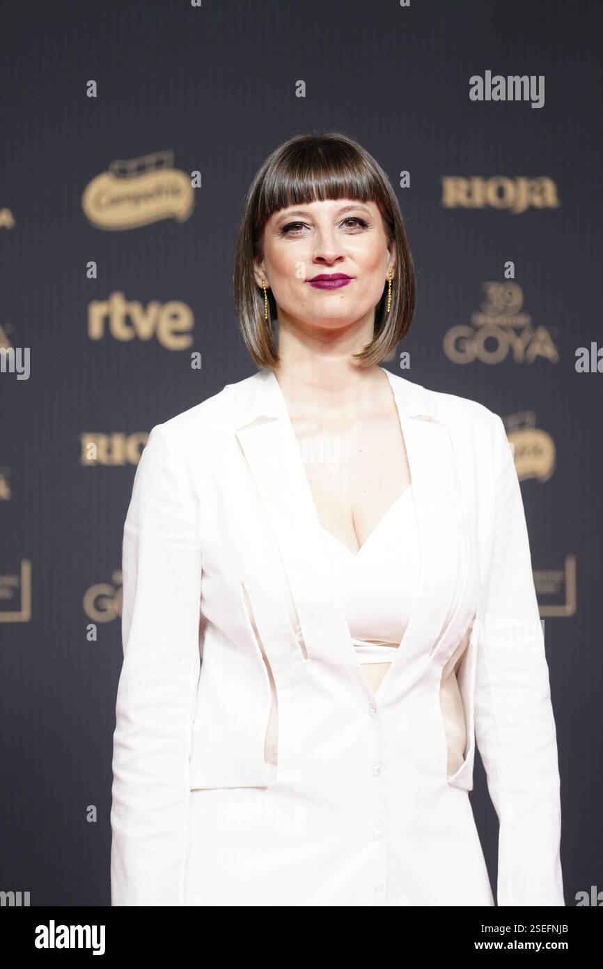 8/02/2025-Granada-Spain laura garcia andreu attends 39th Goya Awards ...