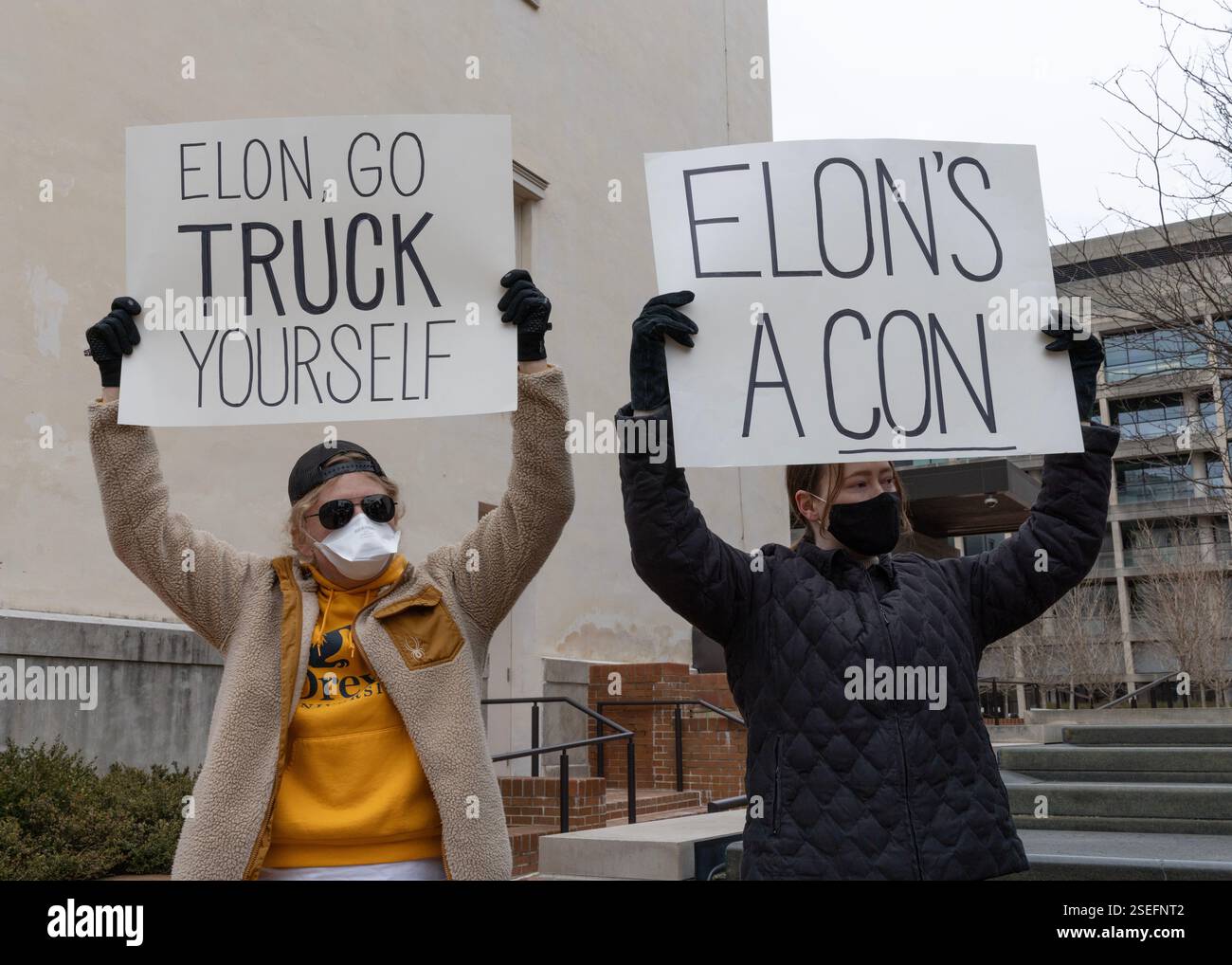 Washington, U.S.A. 07th Feb, 2025. Dozens of employees of the U.S ...