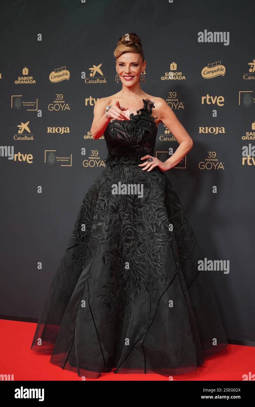 Granada, Spain. 08th Feb, 2025. Presenter Paula Vazquez at photocall ...