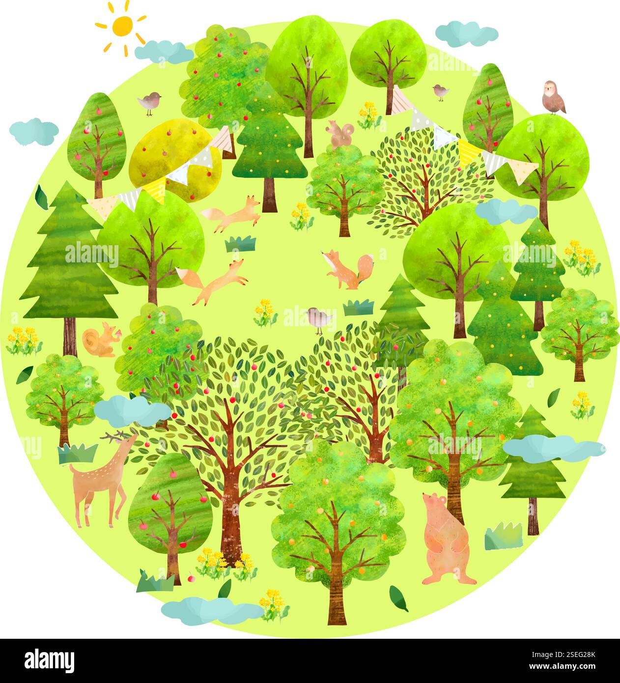 Environmental icons set cartoon Stock Vector Images - Alamy