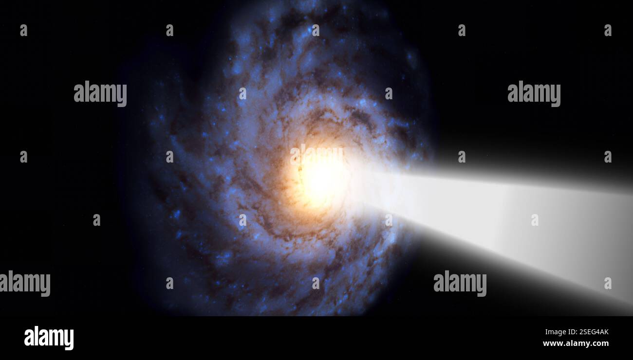 Quasar APM 08279+5255, an unimaginably powerful object whose engine of ...
