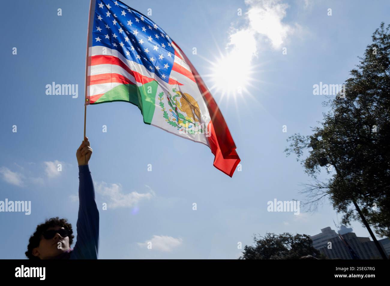 Join. 8th Feb, 2025. Texas Betas march to protest our rights at the ...