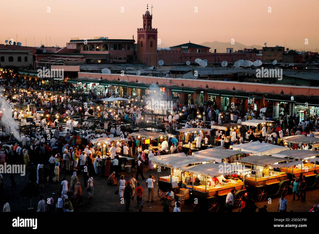 Jemaa el-Fnaa (El Fna) in Marrakech Stock Photo - Alamy