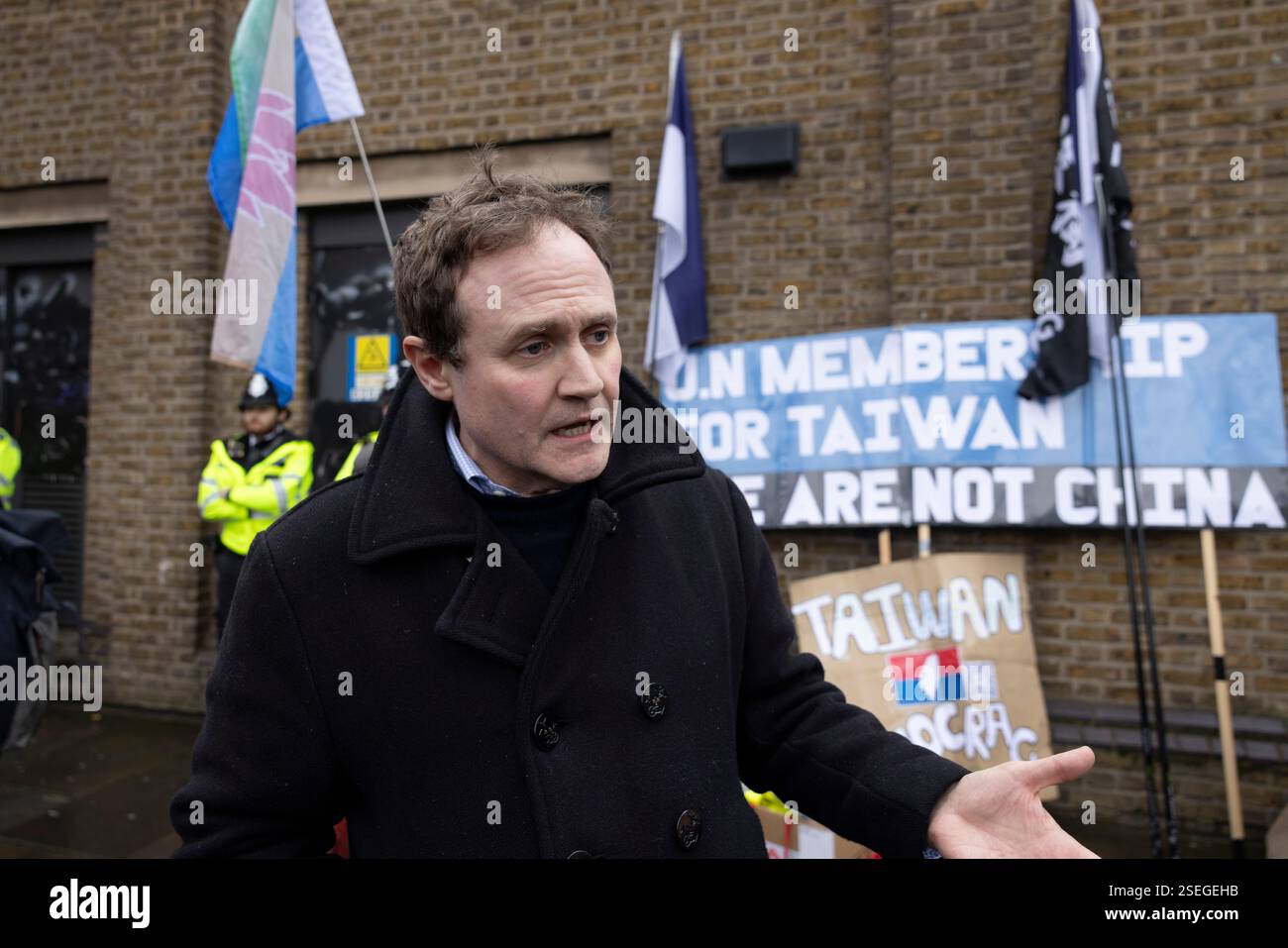 More than 1,000 people gathered to protest against China’s plans for ...