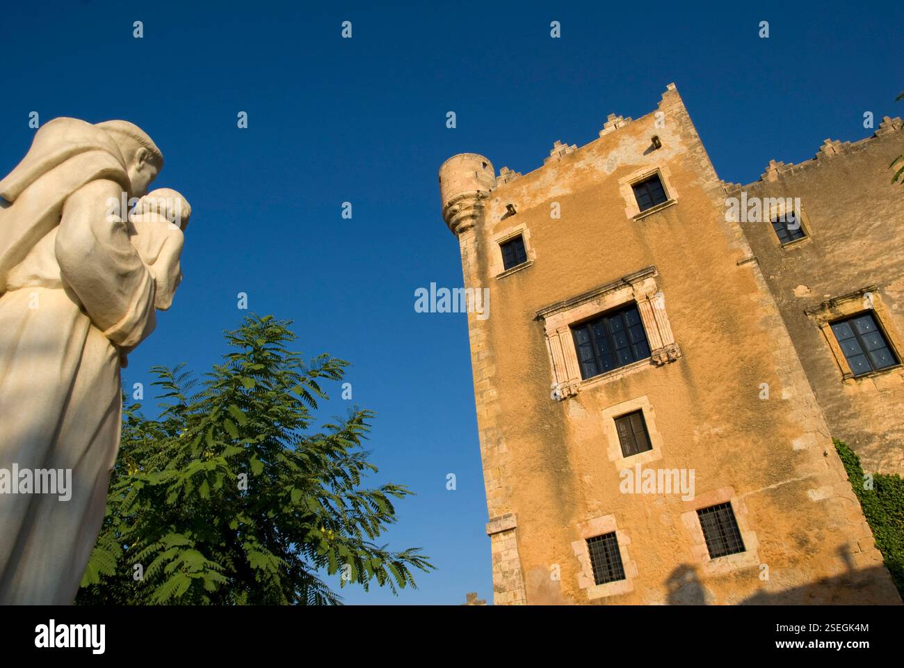 Castle of Altafulla (11th century). Tarragonès, Costa Daurada ...