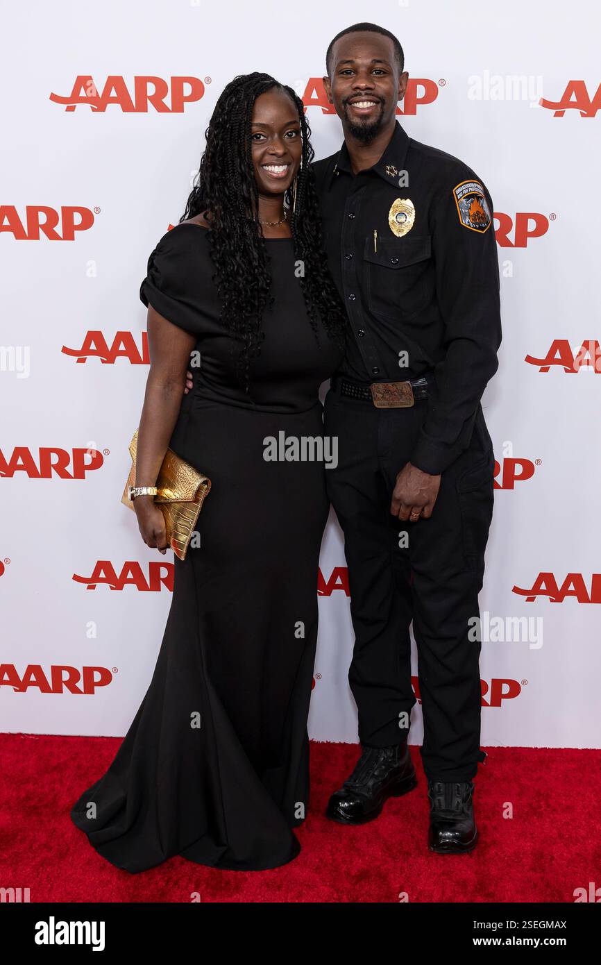 Beverly Hills, USA. 08th Feb, 2025. Jordyn Ramey and Chief Royal Ramey ...