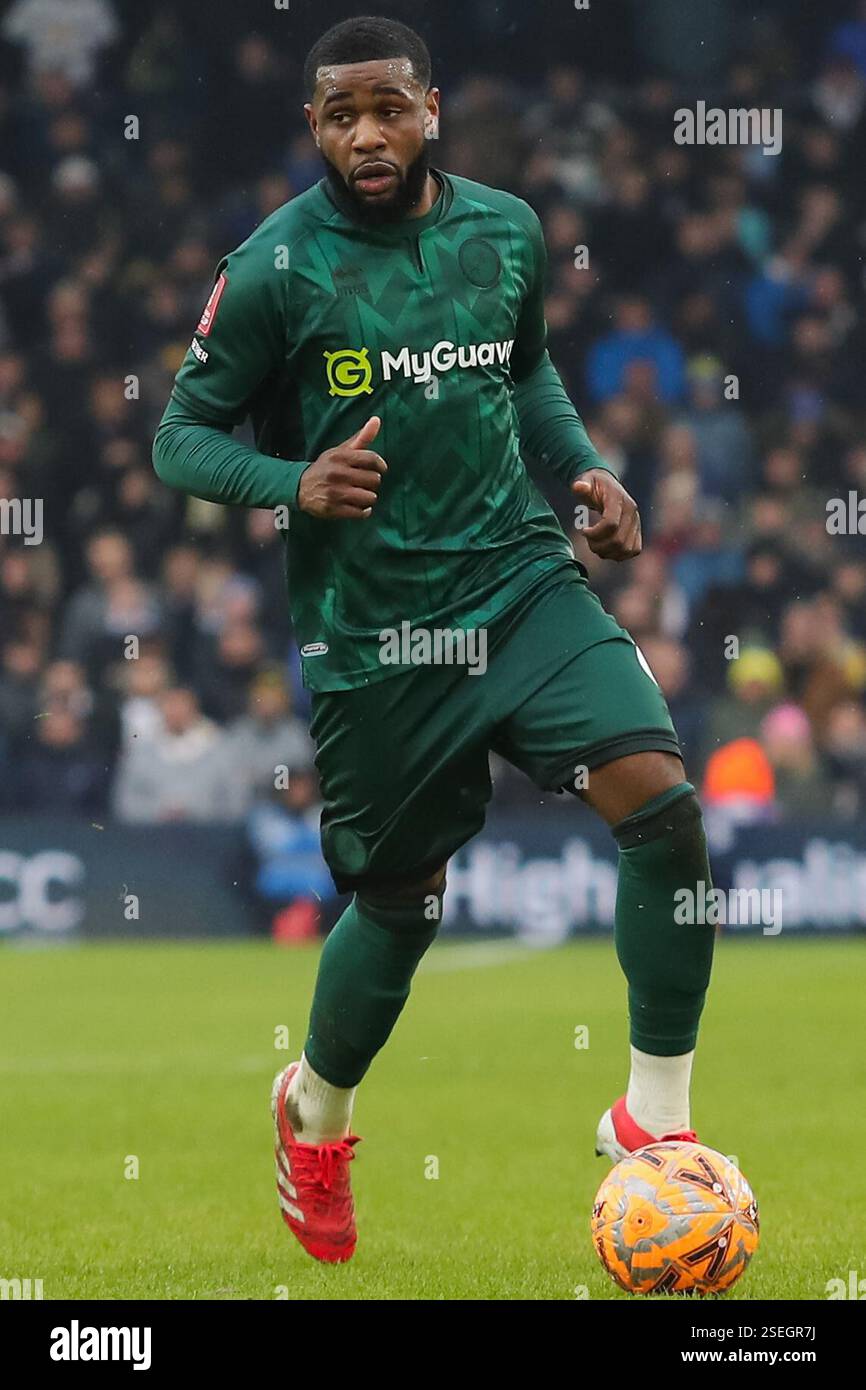 Leeds, UK. 08th Feb, 2025. Japhet Tanganga Of Millwall during the Leeds ...