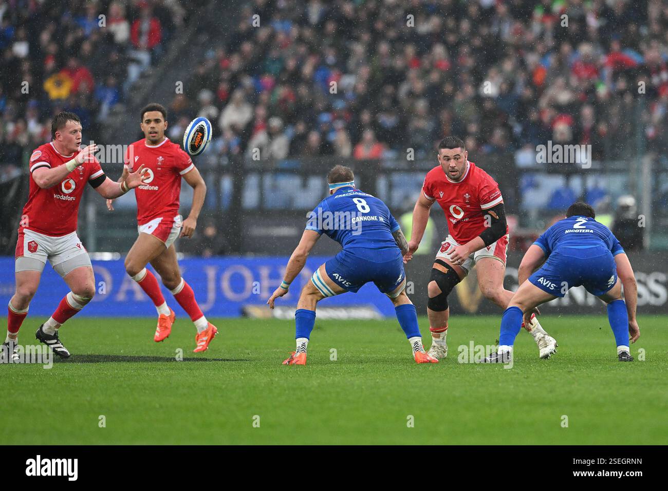Olimpico Stadium, Rome, Italy - Evan Lloyd of Wales during Guinness Six ...