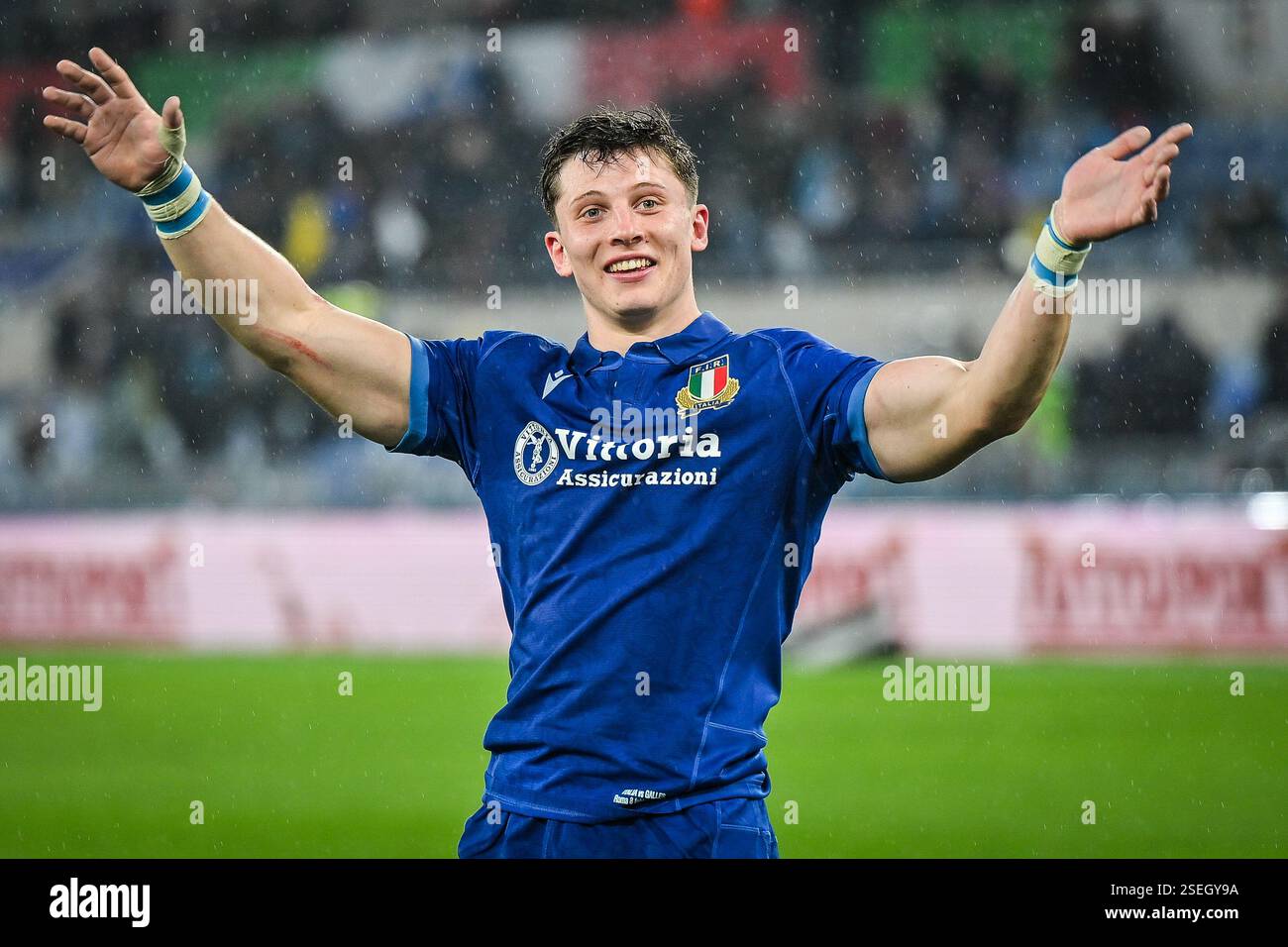Rome, Italie. 08th Feb, 2025. Ross VINTCENT of Italy during the 2025 ...