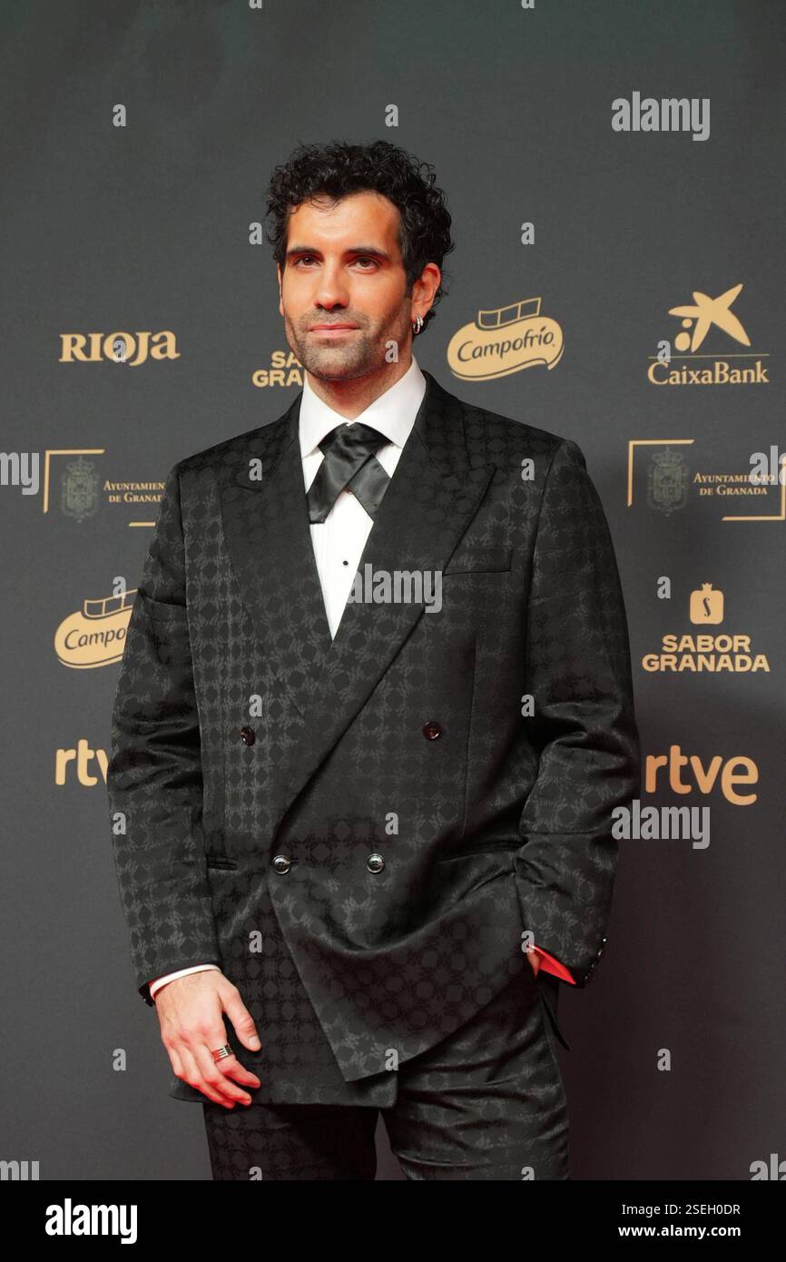 Granada, Spain. 08th Feb, 2025. Actor Tamar Novas at photocall for the ...