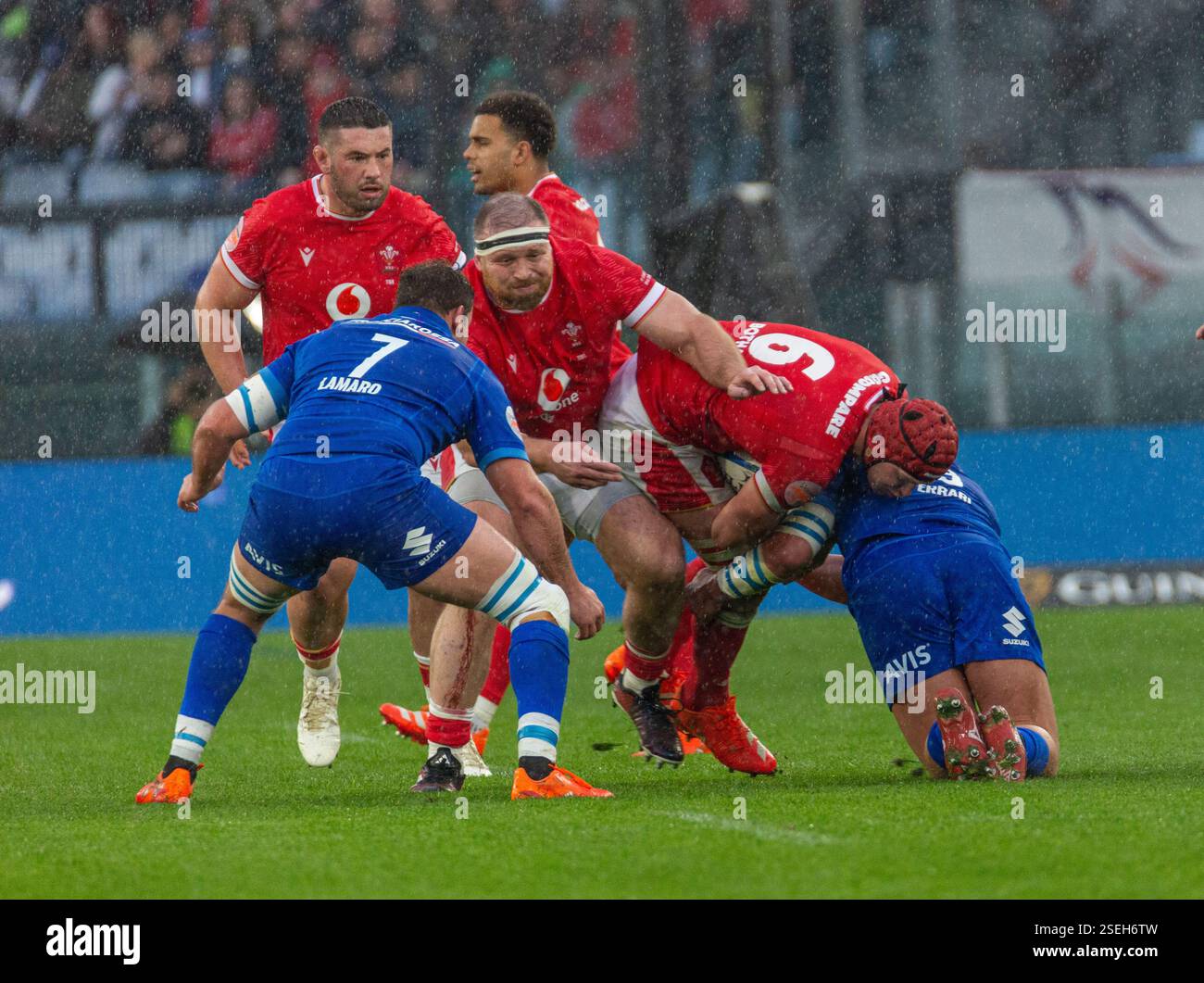 Rome, Italy. 08th Feb, 2025. Guinness 6 Nations: Italy v Wales, Rome ...