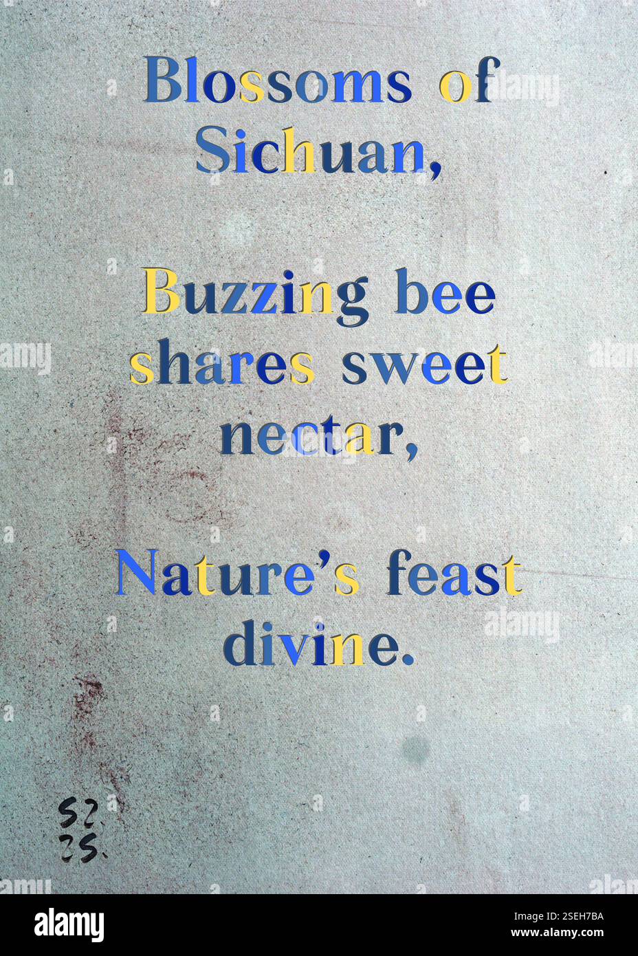 Blossoms of Sichuan, Buzzing bee shares sweet nectar, Nature's feast ...